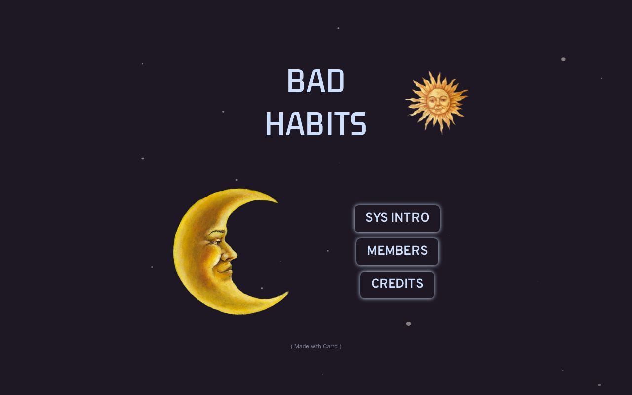 BAD HABITS